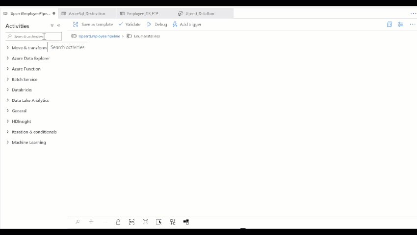 Azure Data Factory Implement Upsert Using Dataflow Alter Row